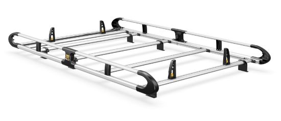 Van Guard ULTI Rack+ (Aluminium) - 4 Bar Roof Rack for Renault Trafic ...