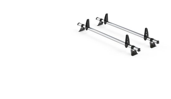 Rhino 2 Roof Bar Delta System + 4 load stops | Ford Transit Custom 2013 ...