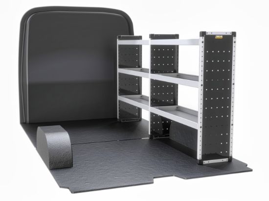 Van Guard Bronze Trade Van Racking Package - Offside for Peugeot Boxer ...