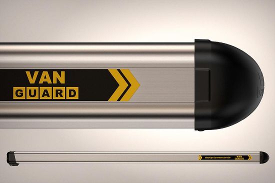 Van Guard 3m Silver Maxi Pipe Carrier - Lined | VG200-3SL | Van Roof Rack