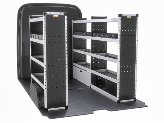 Van Guard Silver Trade Van Racking Package - Complete Kit for Renault ...
